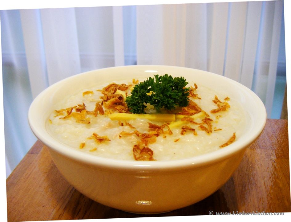 Rice Congee Recipe – Kimba's Living